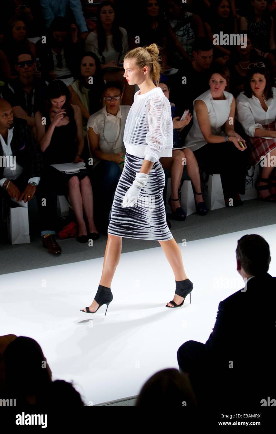 Milly Spring 2014 Runway Show in New York City -Front Row Featuring ...