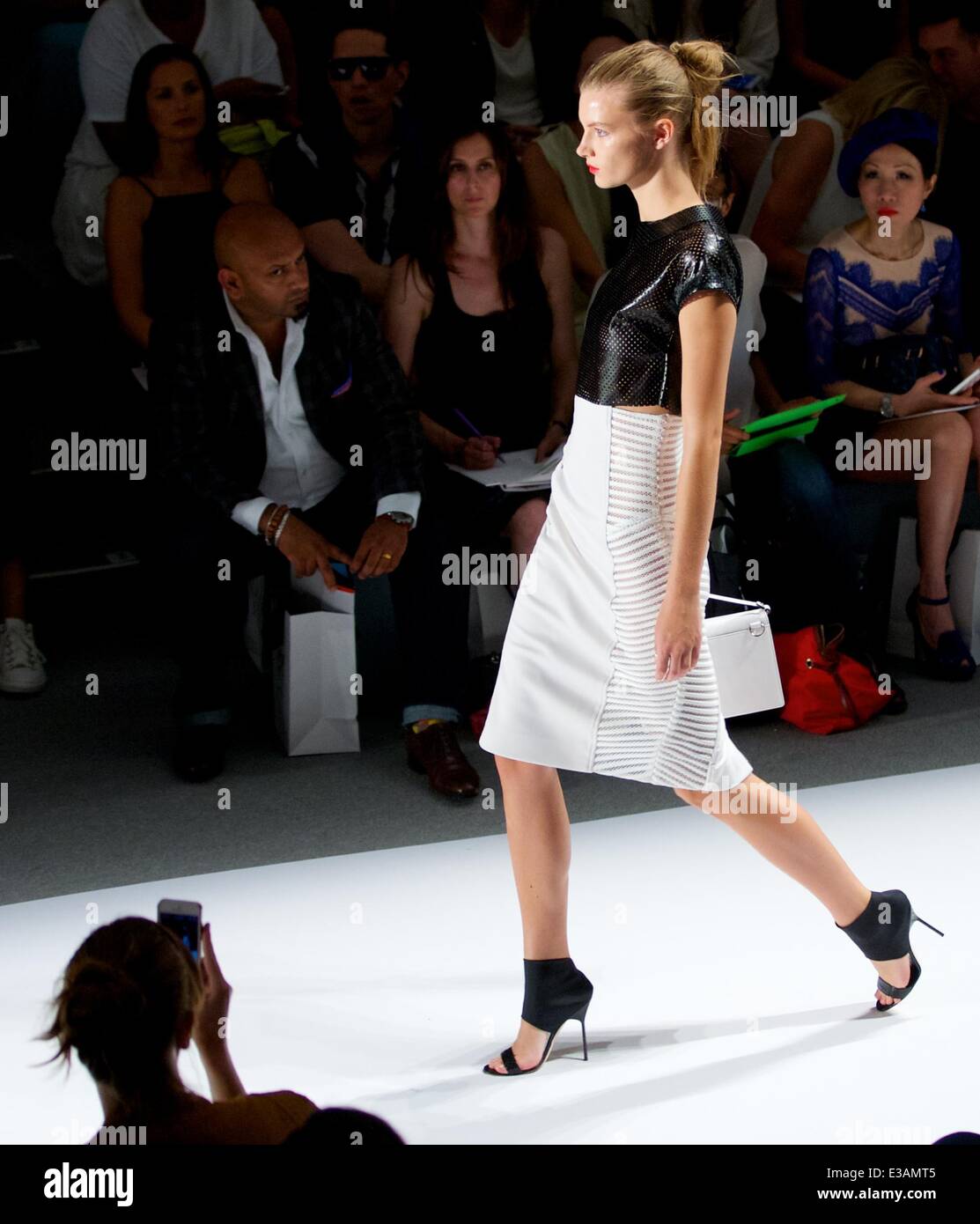 Milly Spring 2014 Runway Show in New York City -Front Row Featuring ...