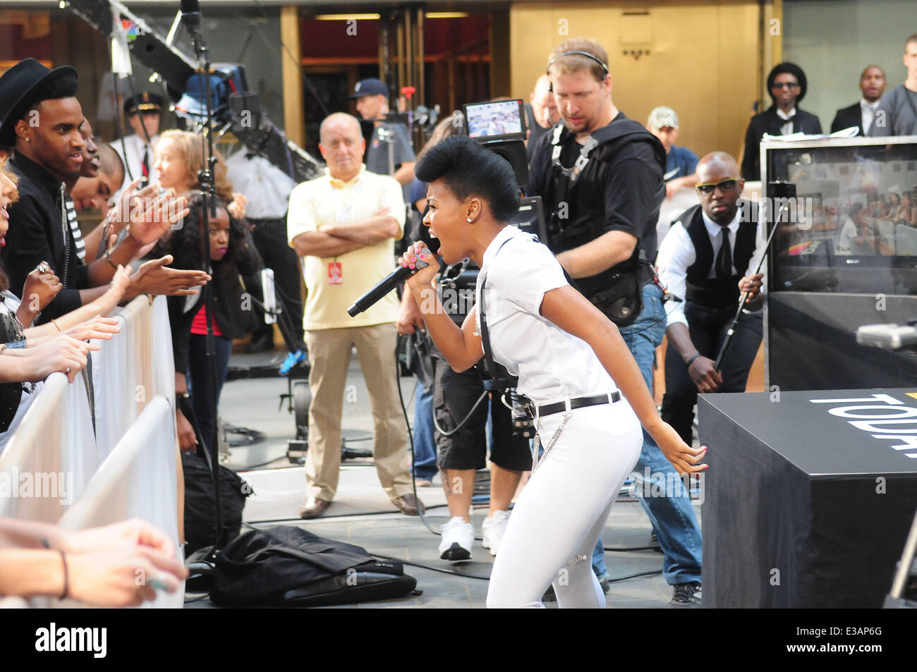 Janelle Monae performs on Today Show Featuring: Janelle Monae Where: NY ...