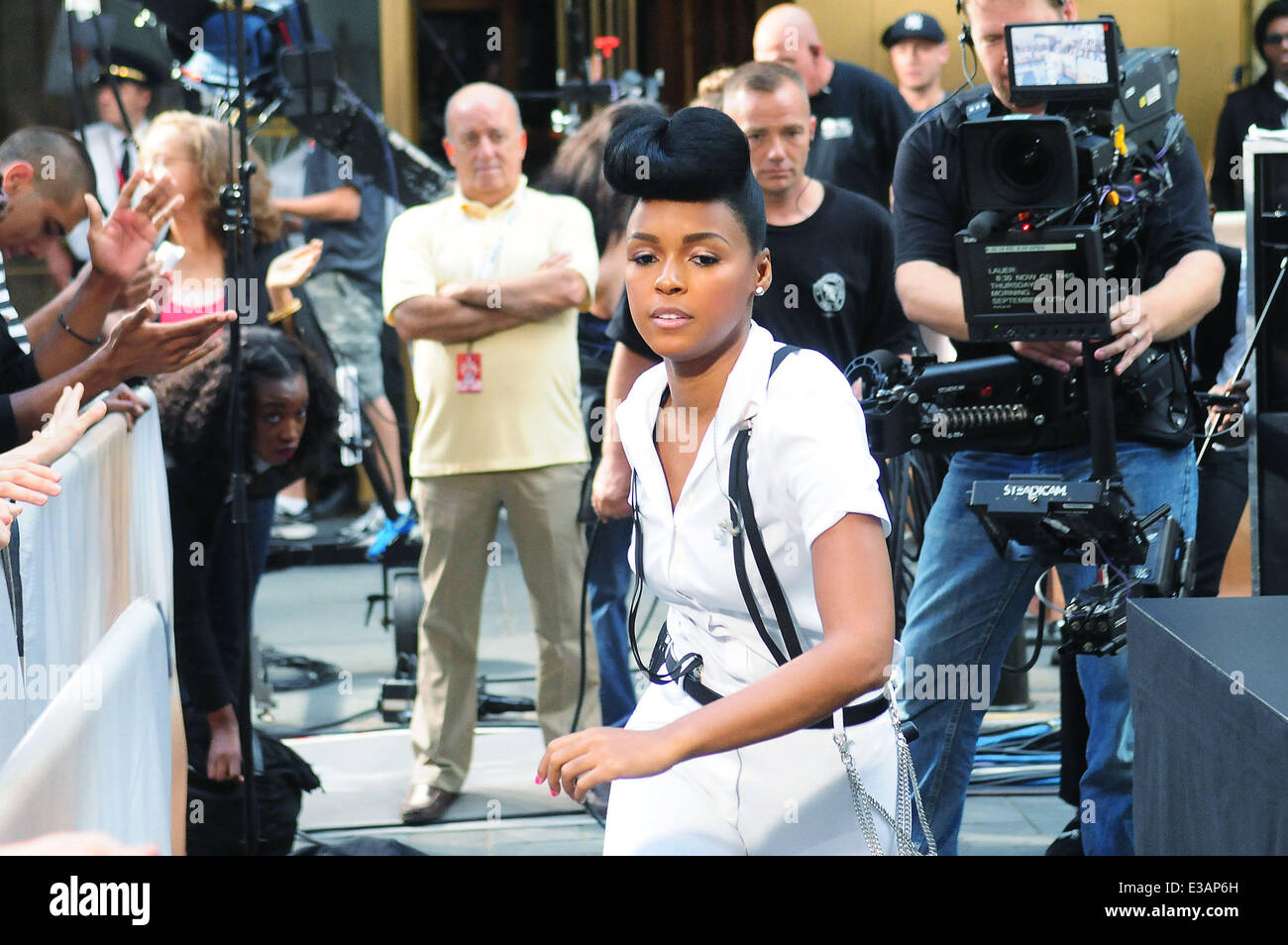 Janelle Monae performs on Today Show Featuring: Janelle Monae Where: NY ...