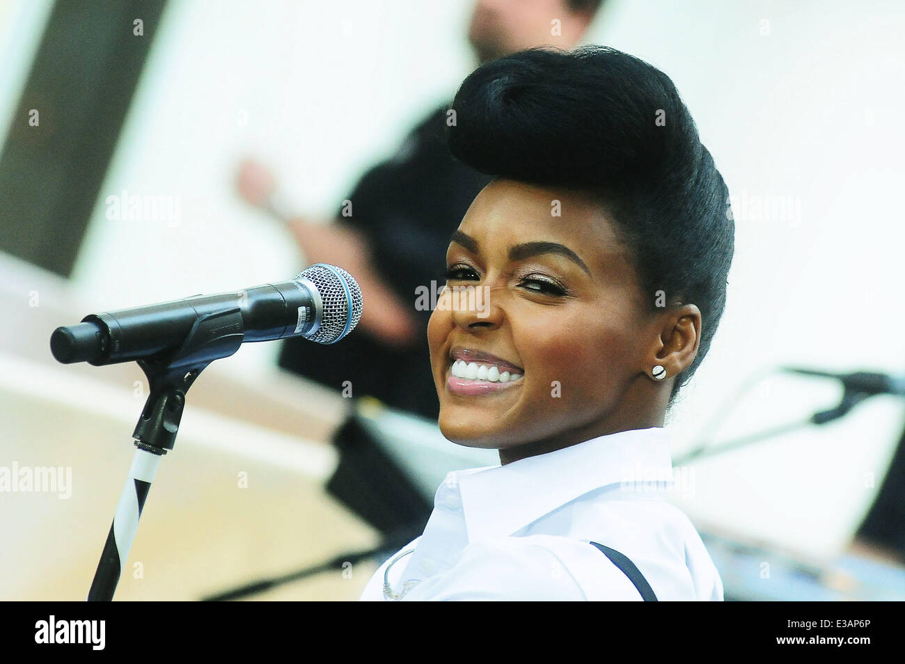 Janelle monae performs on today show featuring hi-res stock photography ...