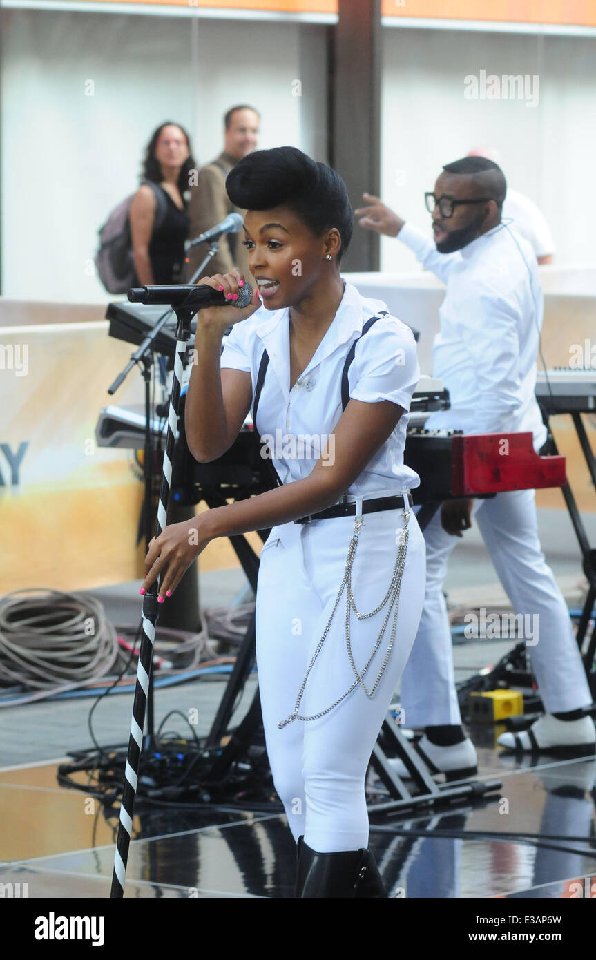 Janelle Monae performs on Today Show Featuring: Janelle Monae Where: NY ...