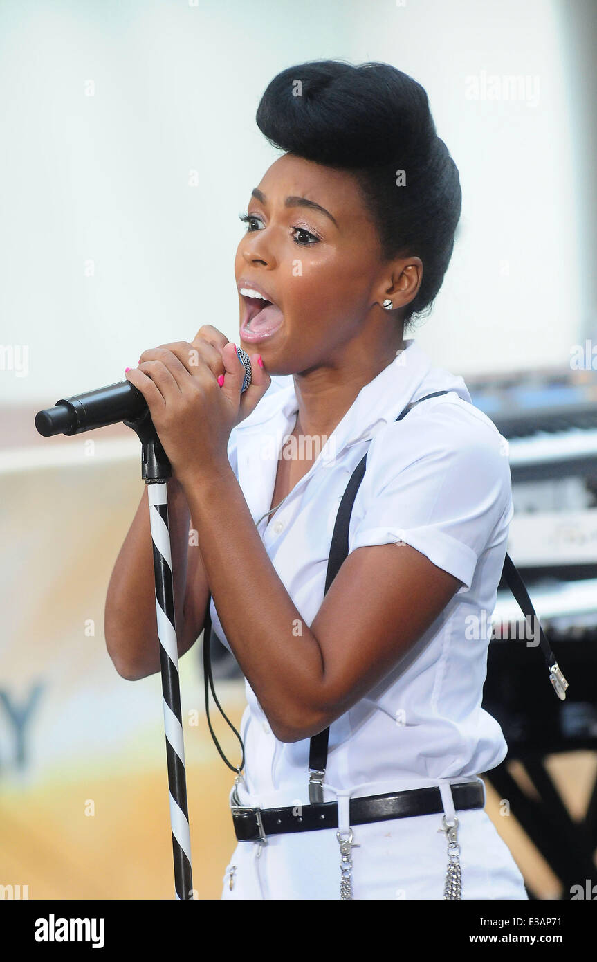 Janelle Monae performs on Today Show Featuring: Janelle Monae Where: NY ...