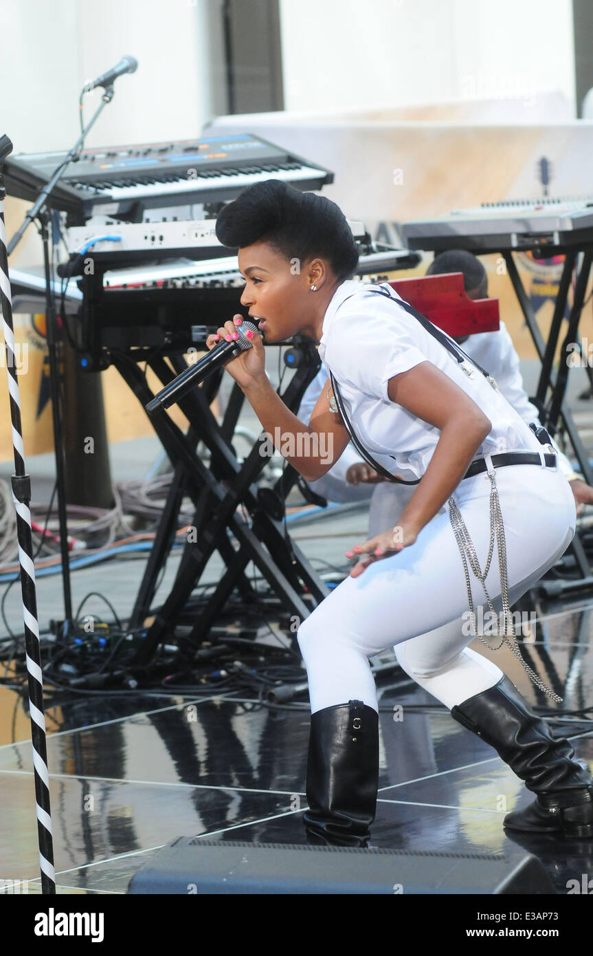 Janelle Monae performs on Today Show Featuring: Janelle Monae Where: NY ...