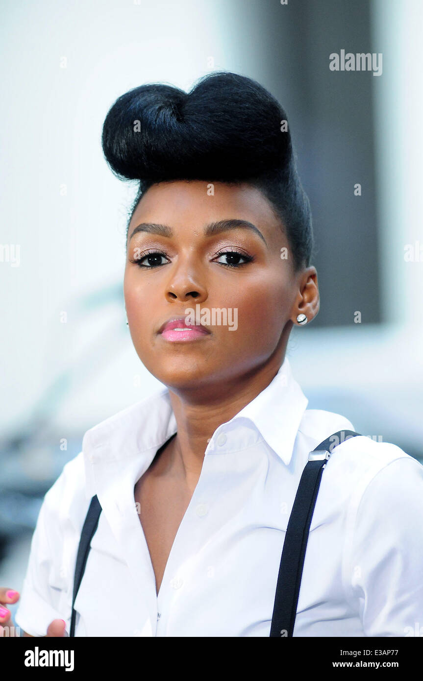 Janelle monae performs on today show featuring hi-res stock photography ...