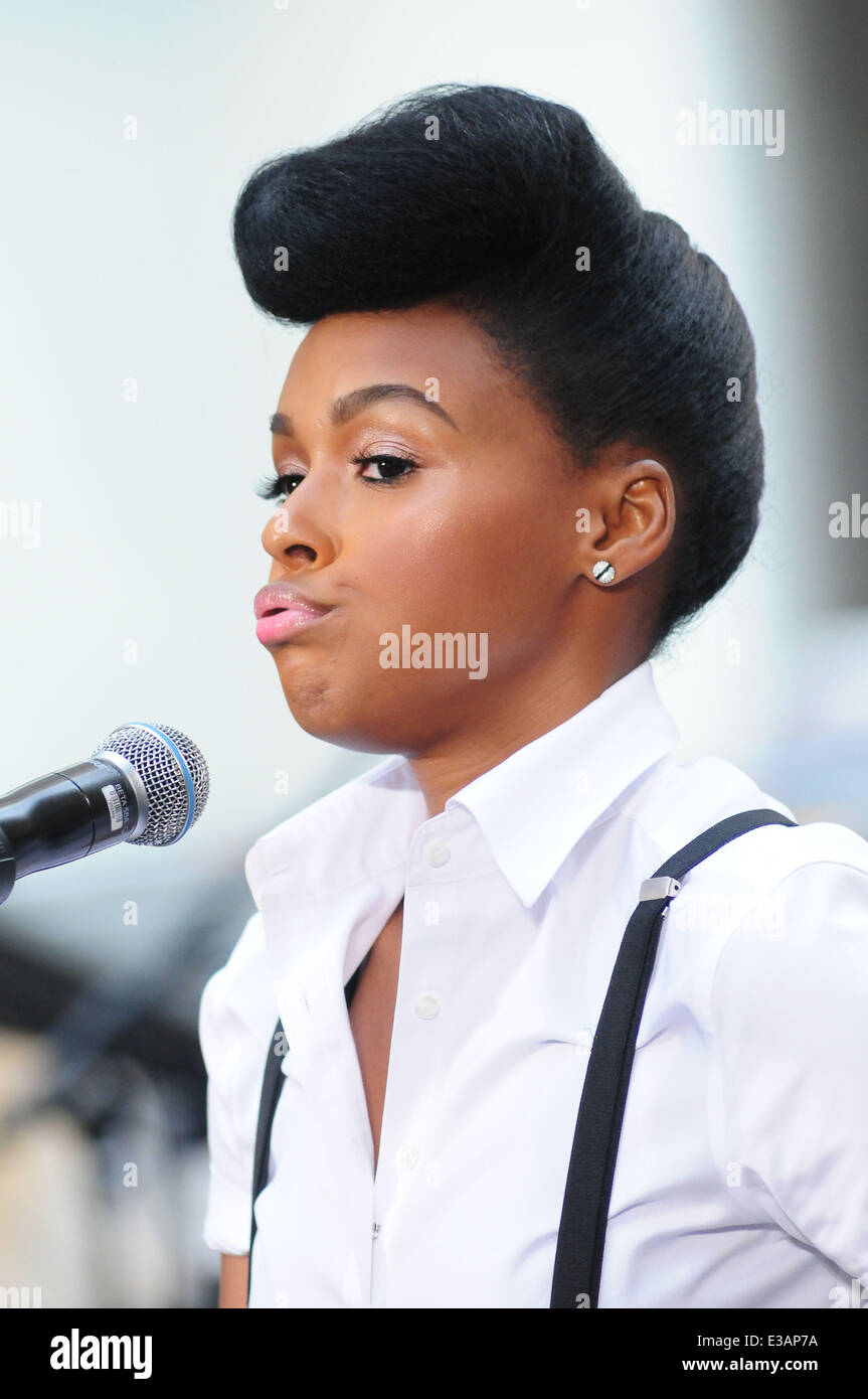 Janelle Monae performs on Today Show Featuring: Janelle Monae Where: NY ...