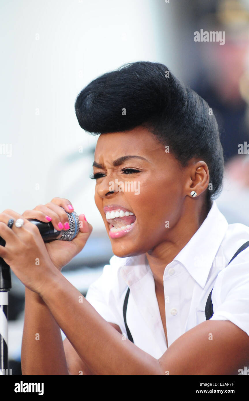 Janelle monae performs on today show featuring hi-res stock photography ...
