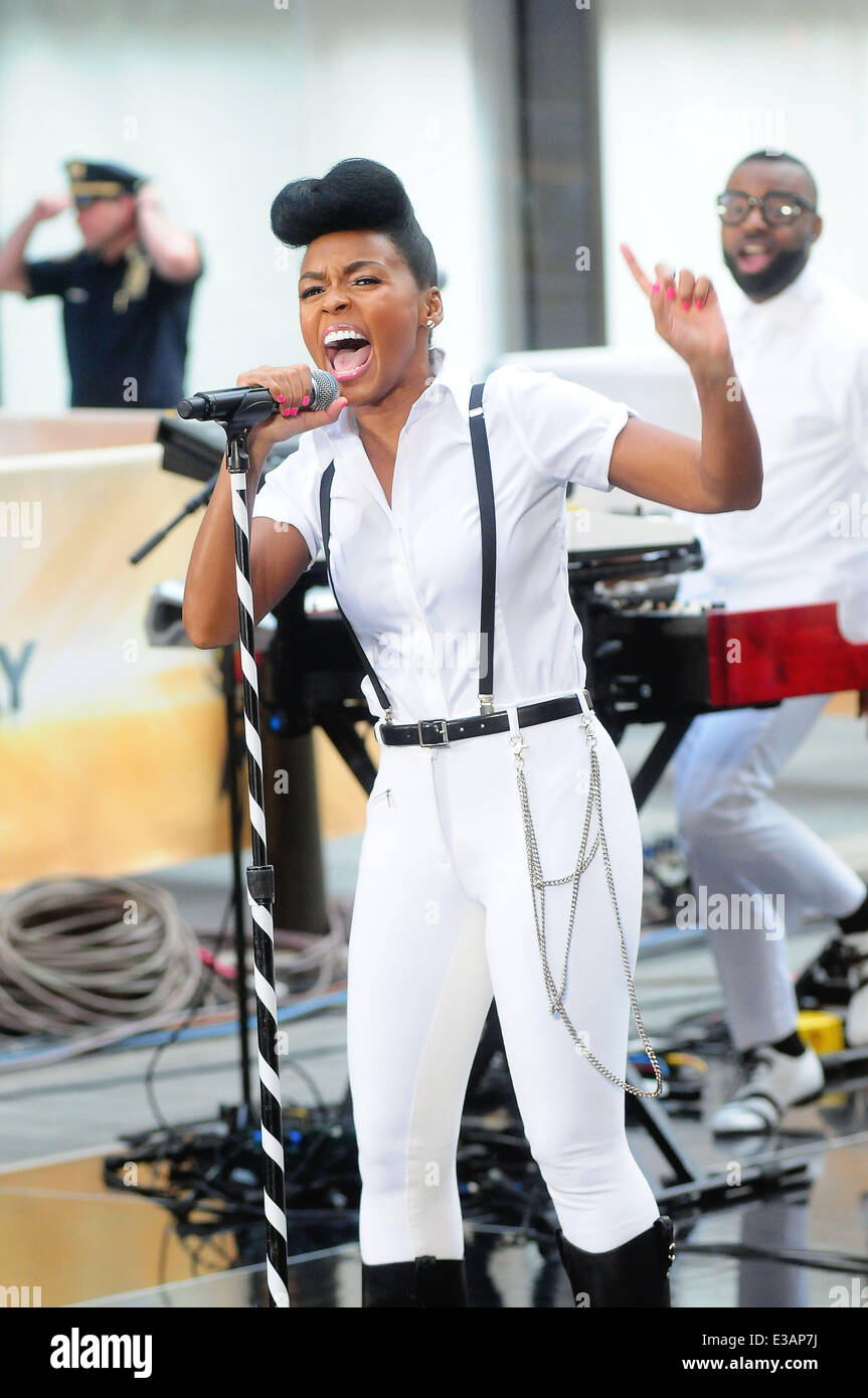 Janelle Monae performs on Today Show Featuring: Janelle Monae Where: NY ...