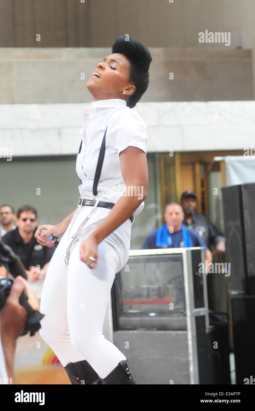 Janelle monae performs on today show featuring hi-res stock photography ...