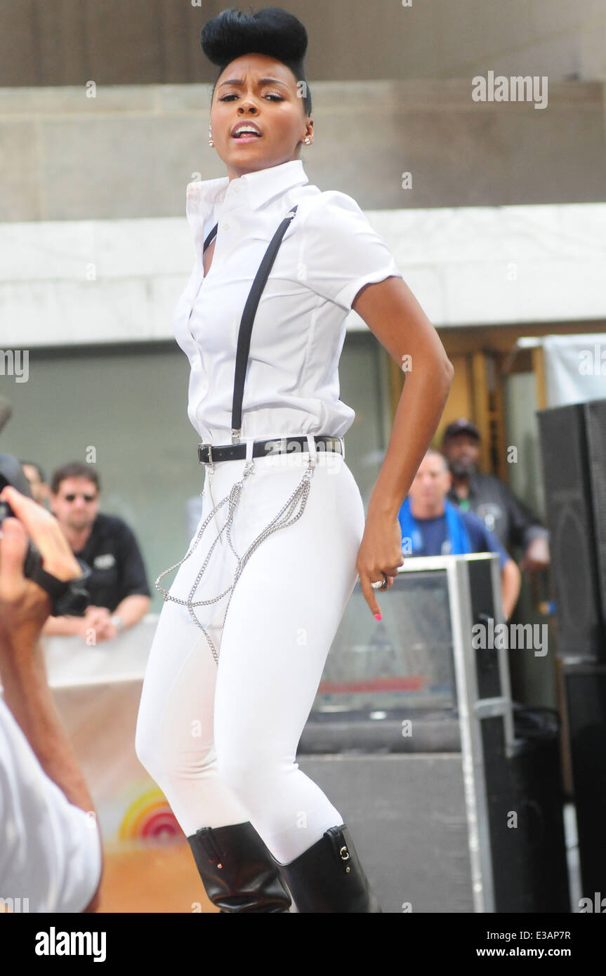 Janelle Monae performs on Today Show Featuring: Janelle Monae Where: NY ...