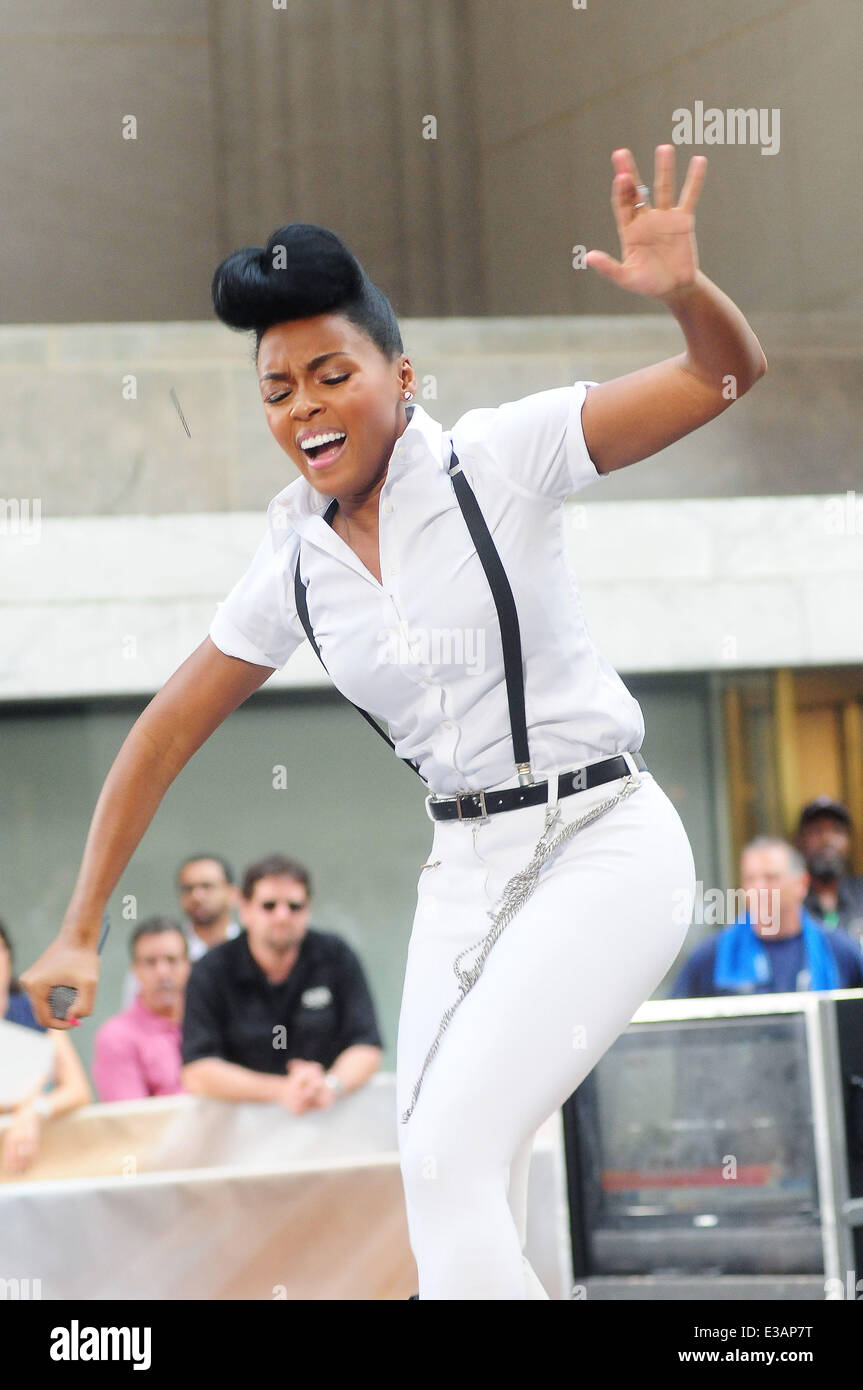 Janelle Monae performs on Today Show Featuring: Janelle Monae Where: NY ...