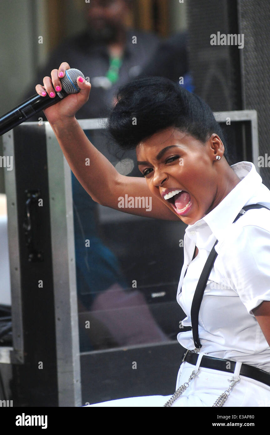 Janelle Monae performs on Today Show Featuring: Janelle Monae Where: NY ...