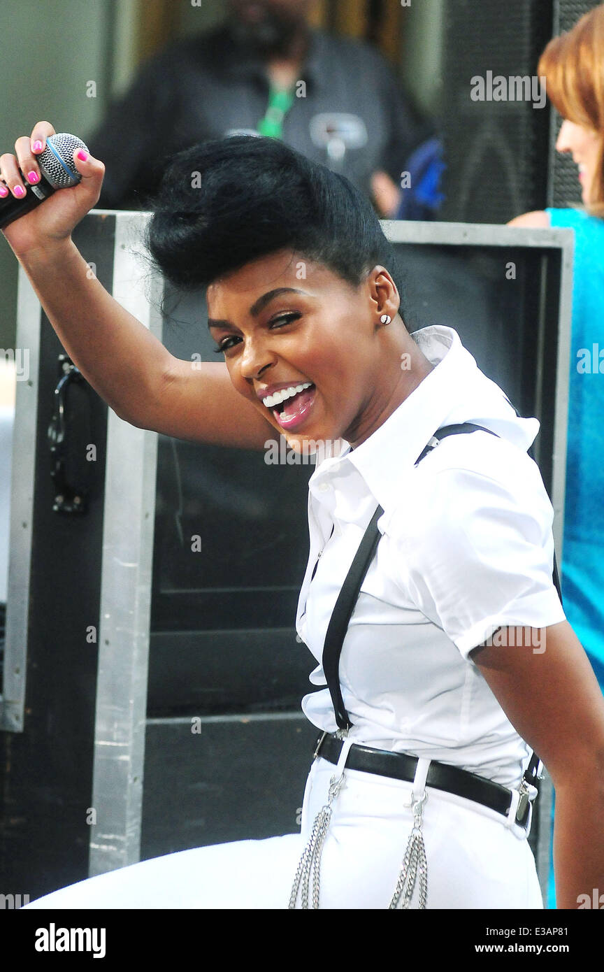 Janelle Monae performs on Today Show Featuring: Janelle Monae Where: NY ...