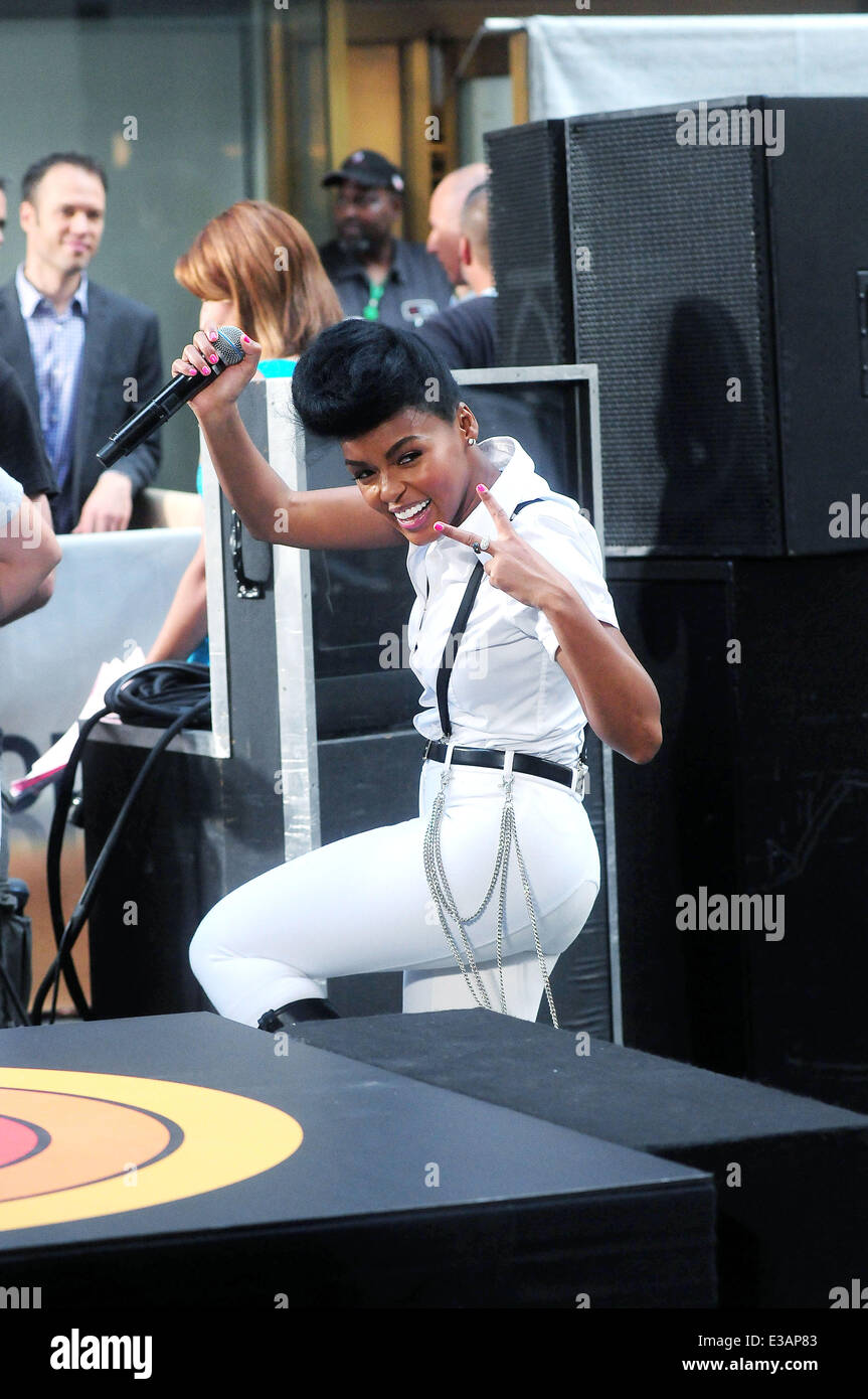 Janelle Monae performs on Today Show Featuring: Janelle Monae Where: NY ...