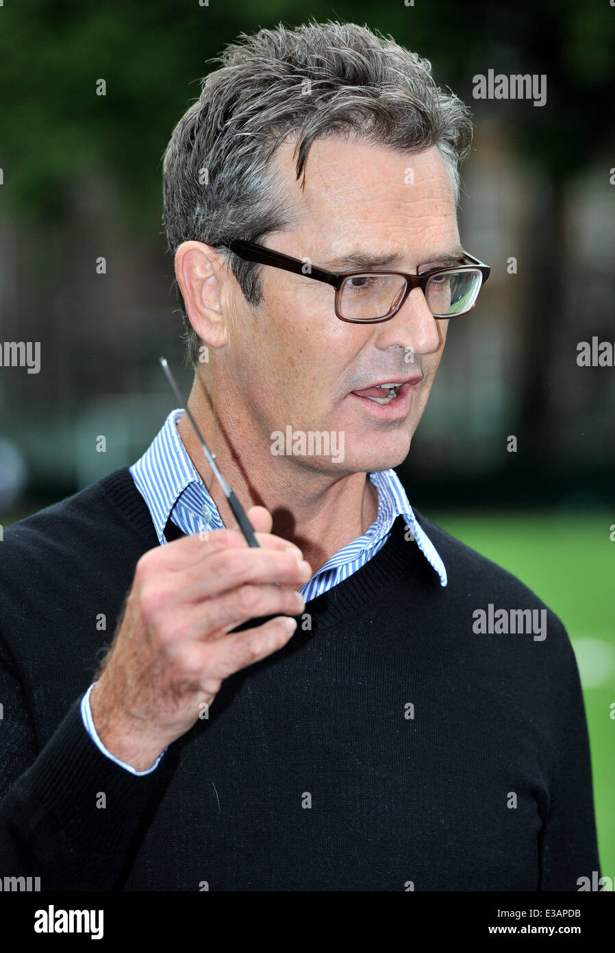 Rupert Everett opens the new sports pitches for the 'Coram's Fields ...