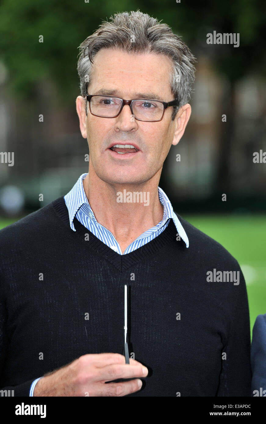 Rupert Everett opens the new sports pitches for the 'Coram's Fields ...