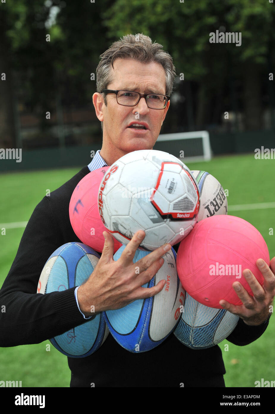 Rupert Everett opens the new sports pitches for the 'Coram's Fields ...