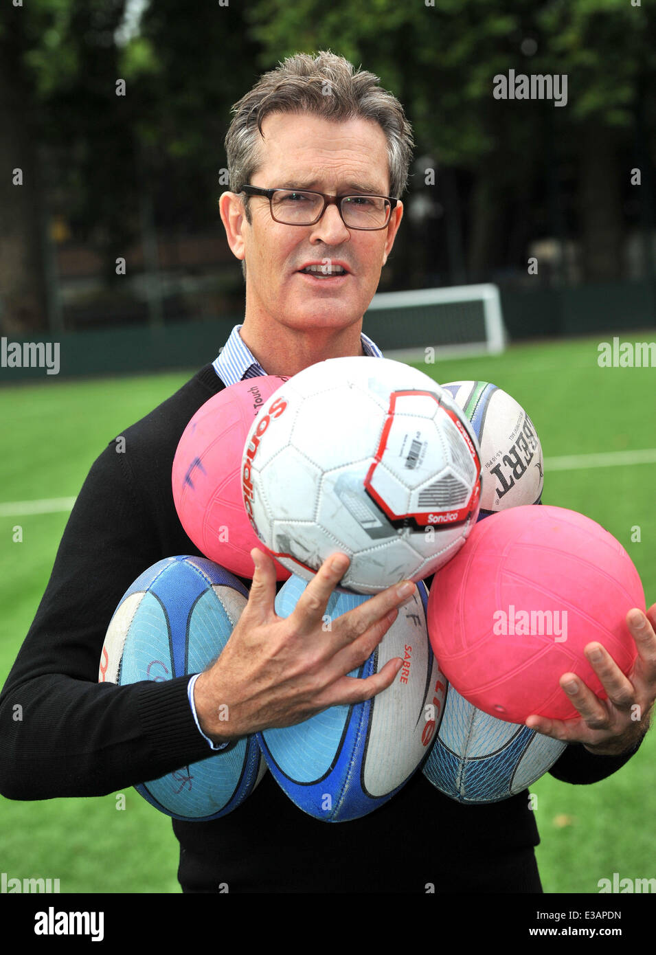 Rupert Everett opens the new sports pitches for the 'Coram's Fields ...