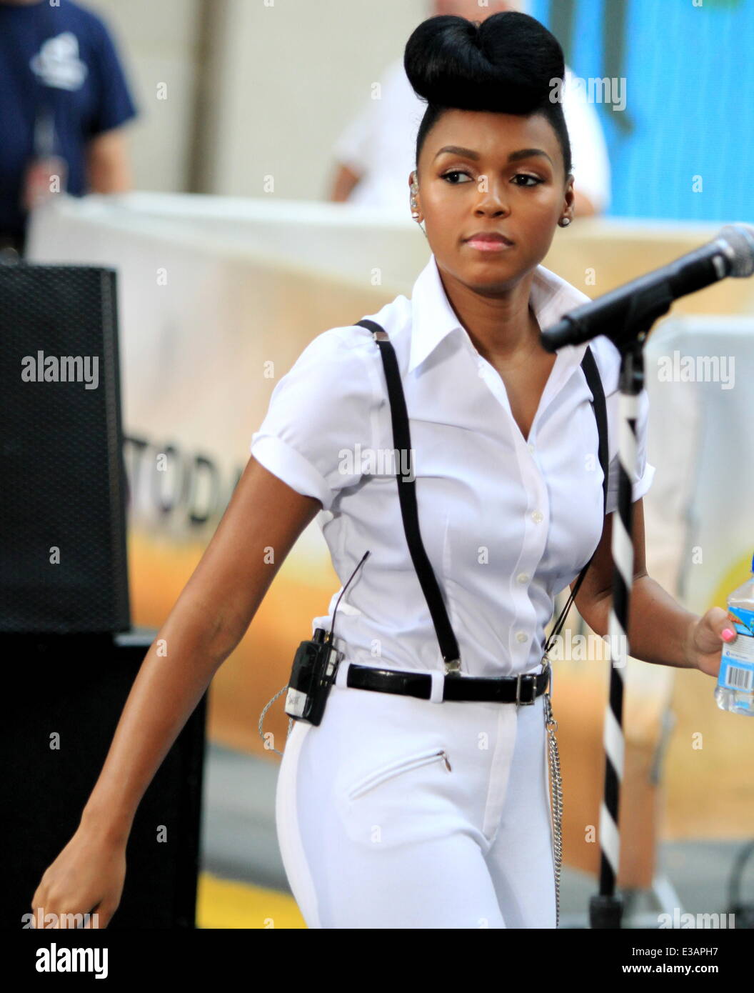 Janelle monae performs on today show featuring hi-res stock photography ...
