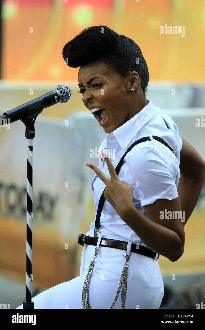 Singer JANELLE MONAE Performance On The "Today" Show In New York, NY on ...