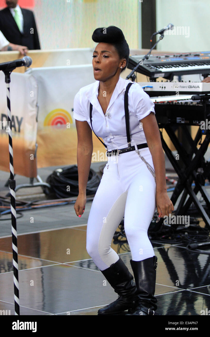Singer JANELLE MONAE Performance On The "Today" Show In New York, NY on ...