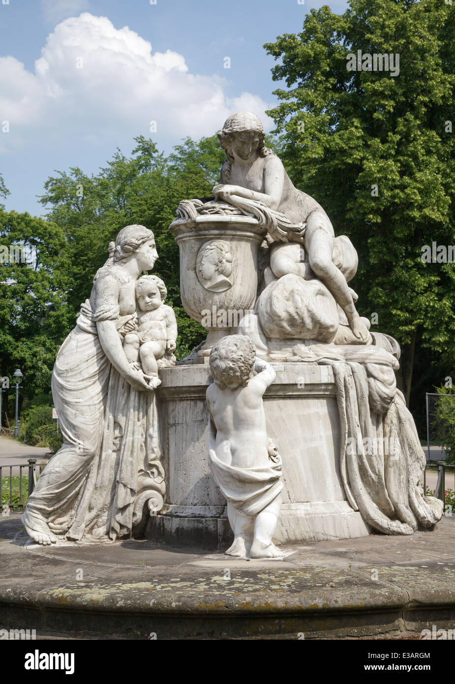 Caroline Matilda Monument in the French Garden, Celle, Lower Saxony ...
