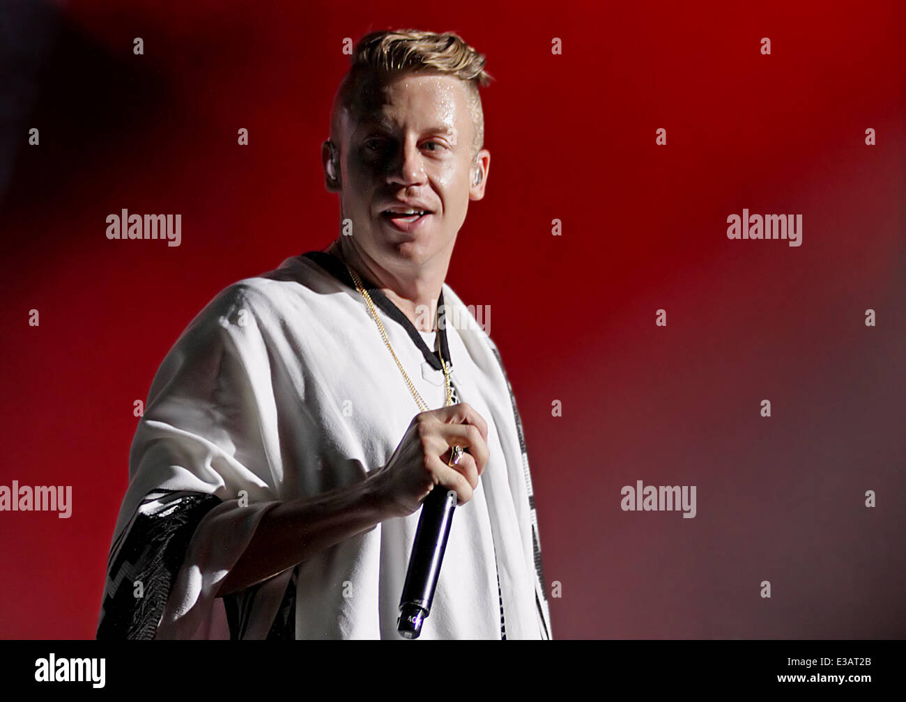 American rapper Macklemore performing in concert at the O2 Apollo ...