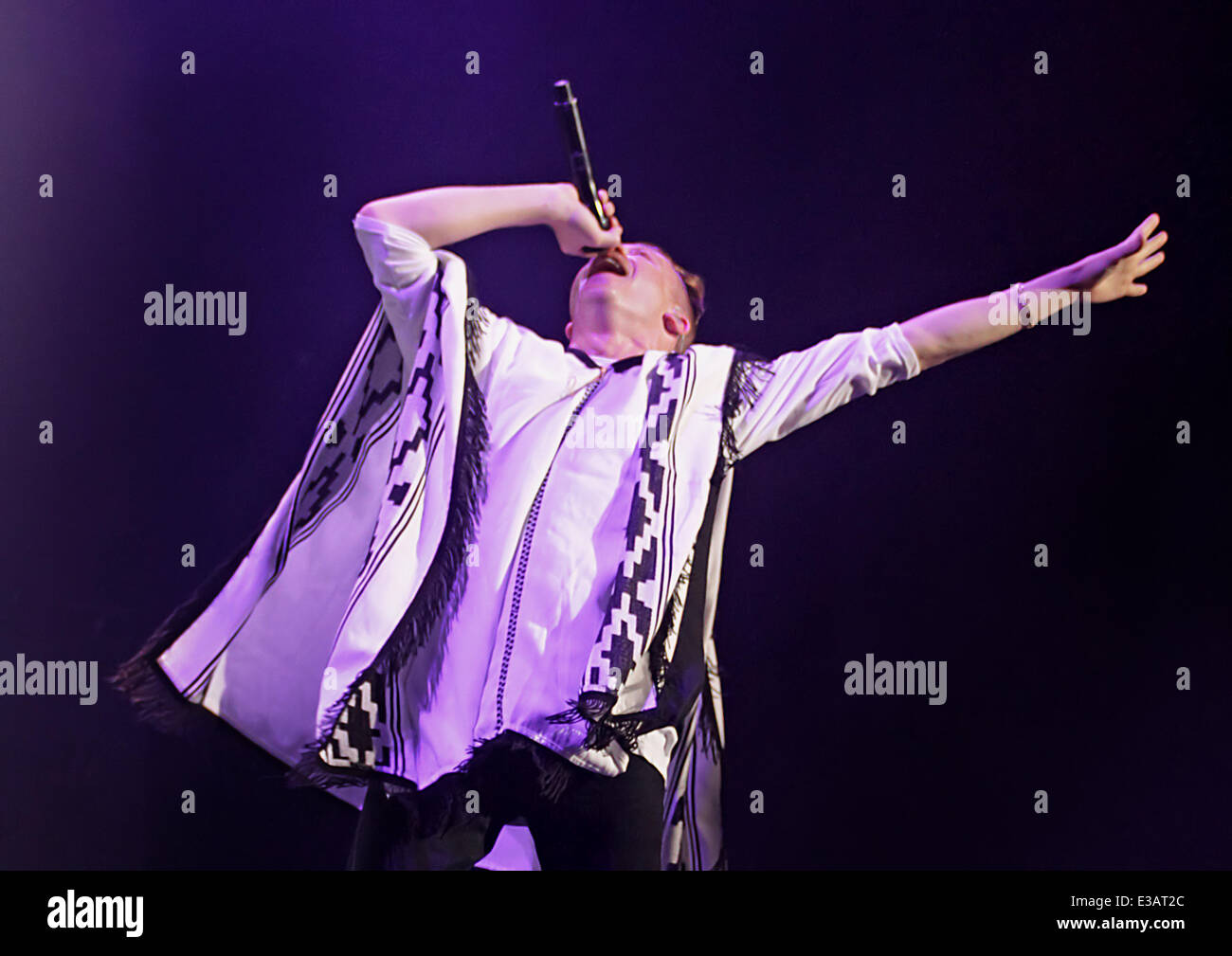 American rapper Macklemore performing in concert at the O2 Apollo ...