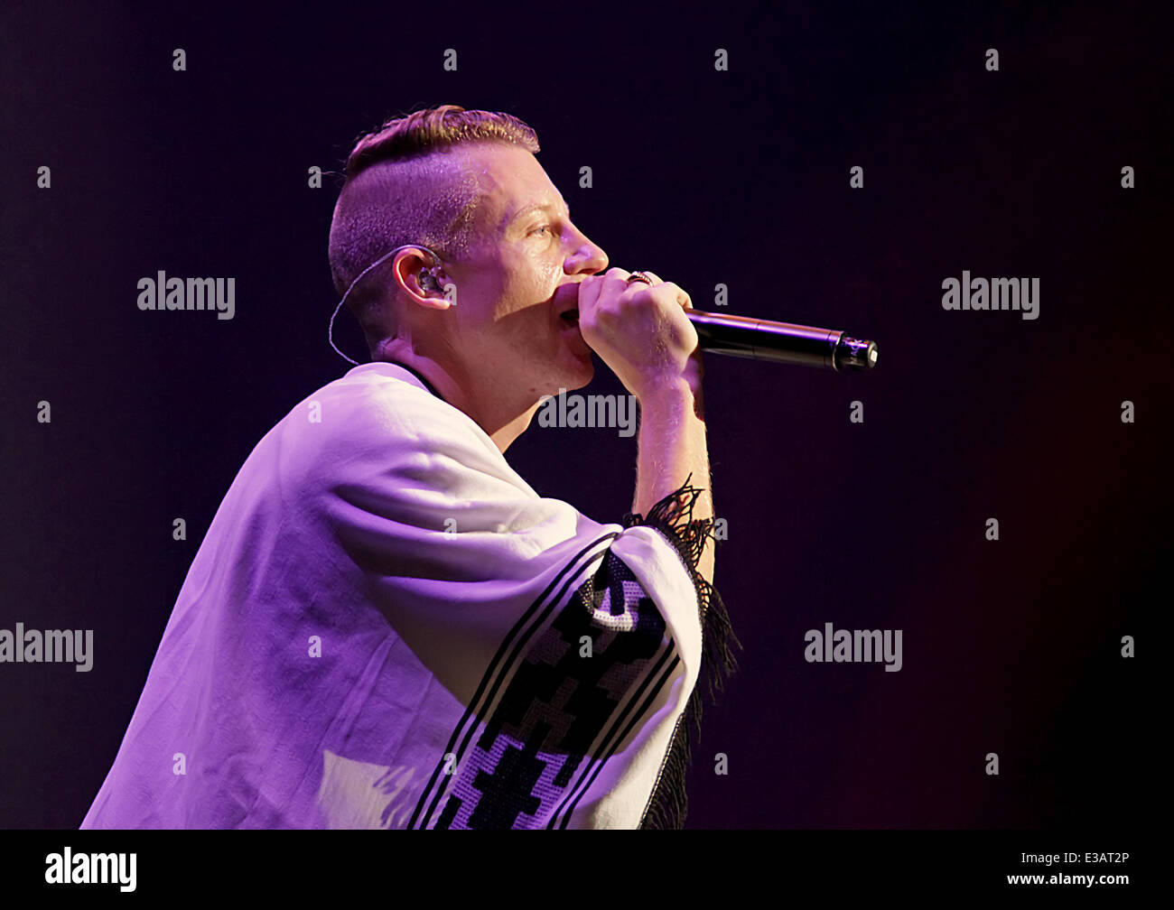 American rapper Macklemore performing in concert at the O2 Apollo ...