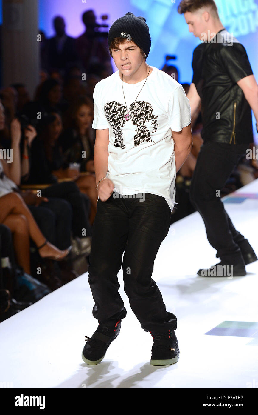 Austin Mahone Performs at The Just Dance Fashion Show Featuring: Austin ...