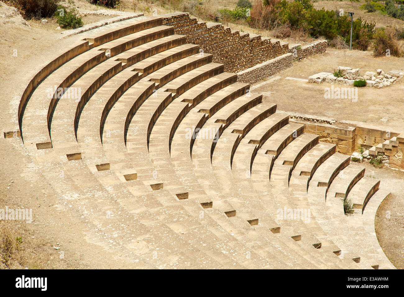 Roman Theater, Soli Cyprus Stock Photo - Alamy