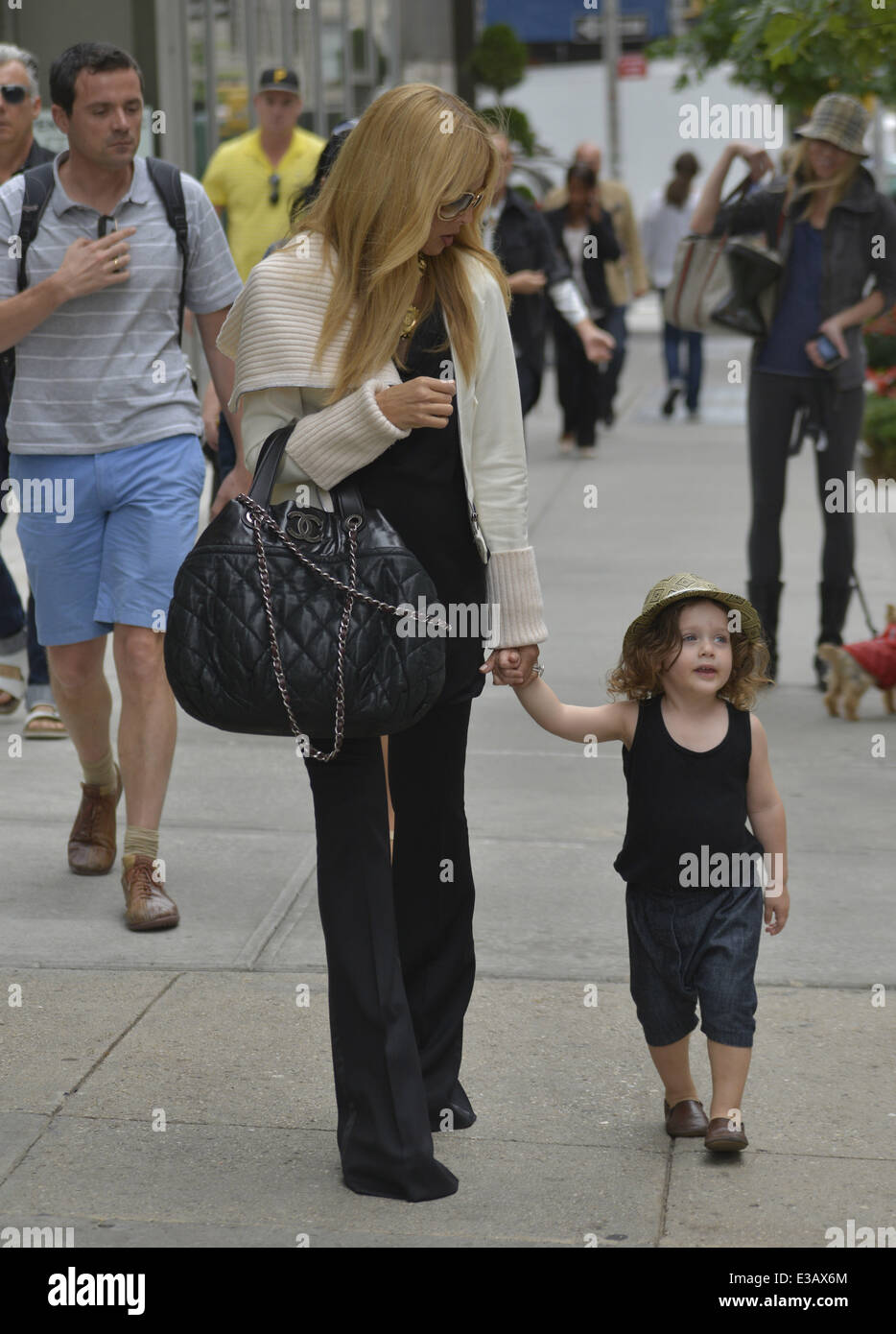 Rachel Zoe out and about with her son, Skylar in Manahattan Featuring ...