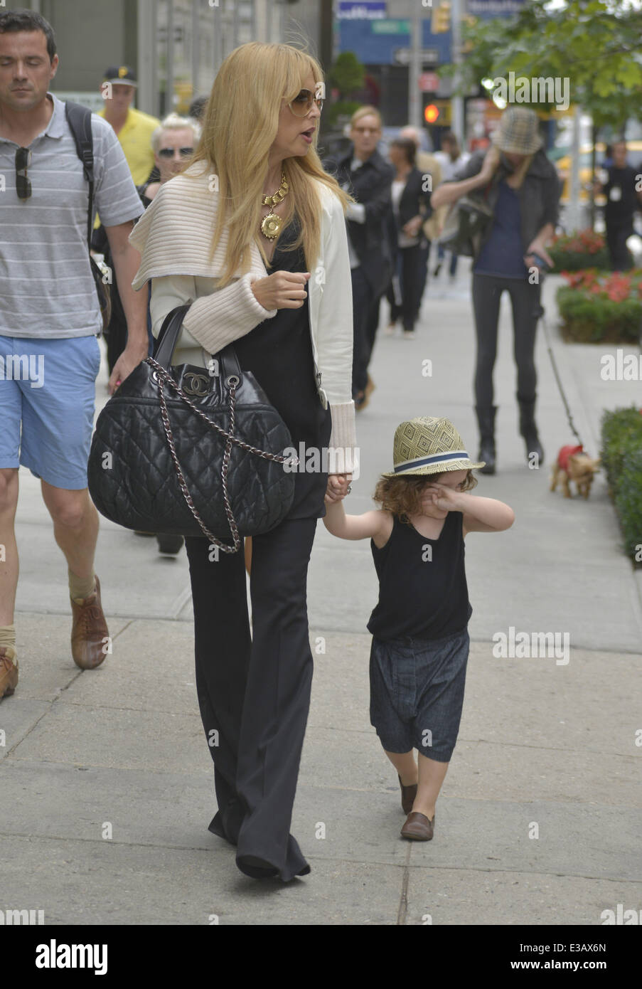 Rachel Zoe out and about with her son, Skylar in Manahattan Featuring ...
