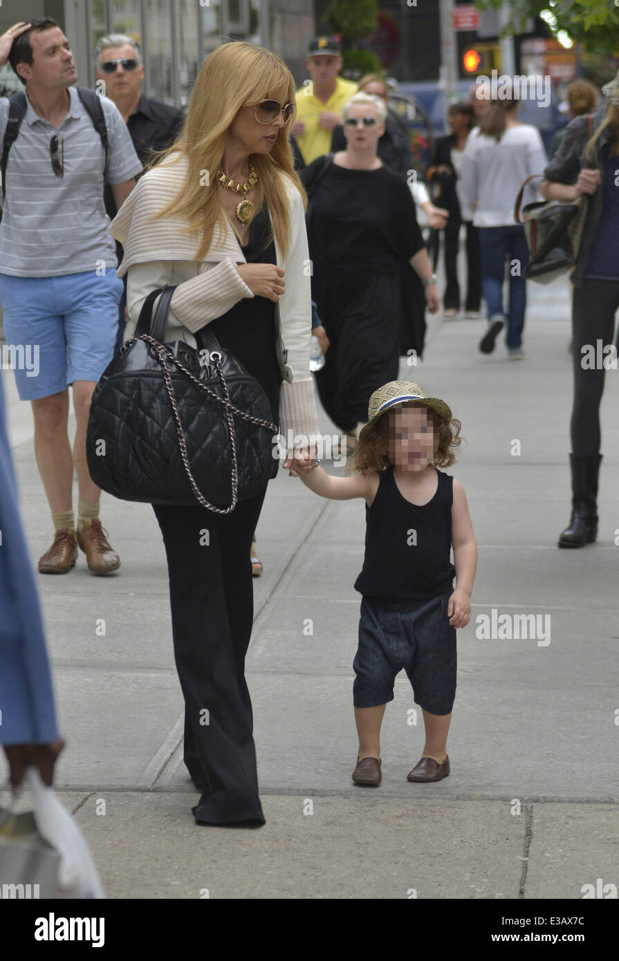 Rachel Zoe out and about with her son, Skylar in Manahattan Featuring ...