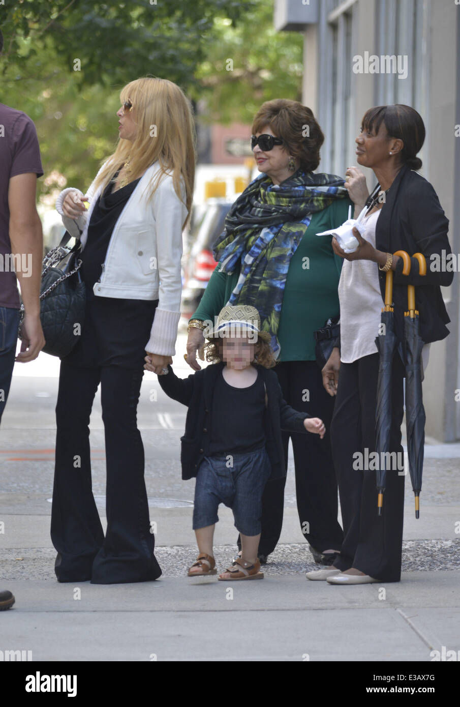 Rachel Zoe out and about with her son, Skylar in Manahattan Featuring ...