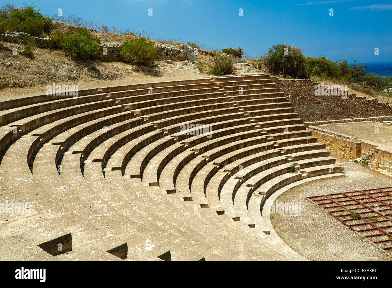 Roman Theater, Soli Cyprus Stock Photo - Alamy