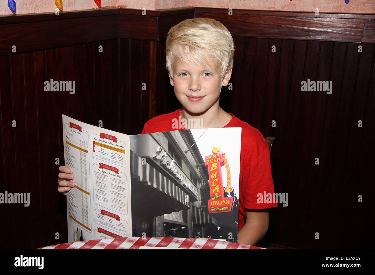 Youtube sensation Carson Lueders visits Buca Di Beppo Italian ...