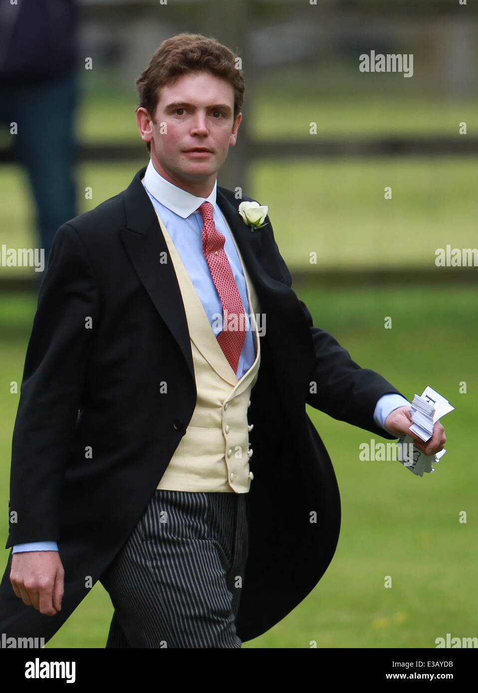 The Duke and Duchess of Cambridge attend the wedding of James Meade and ...