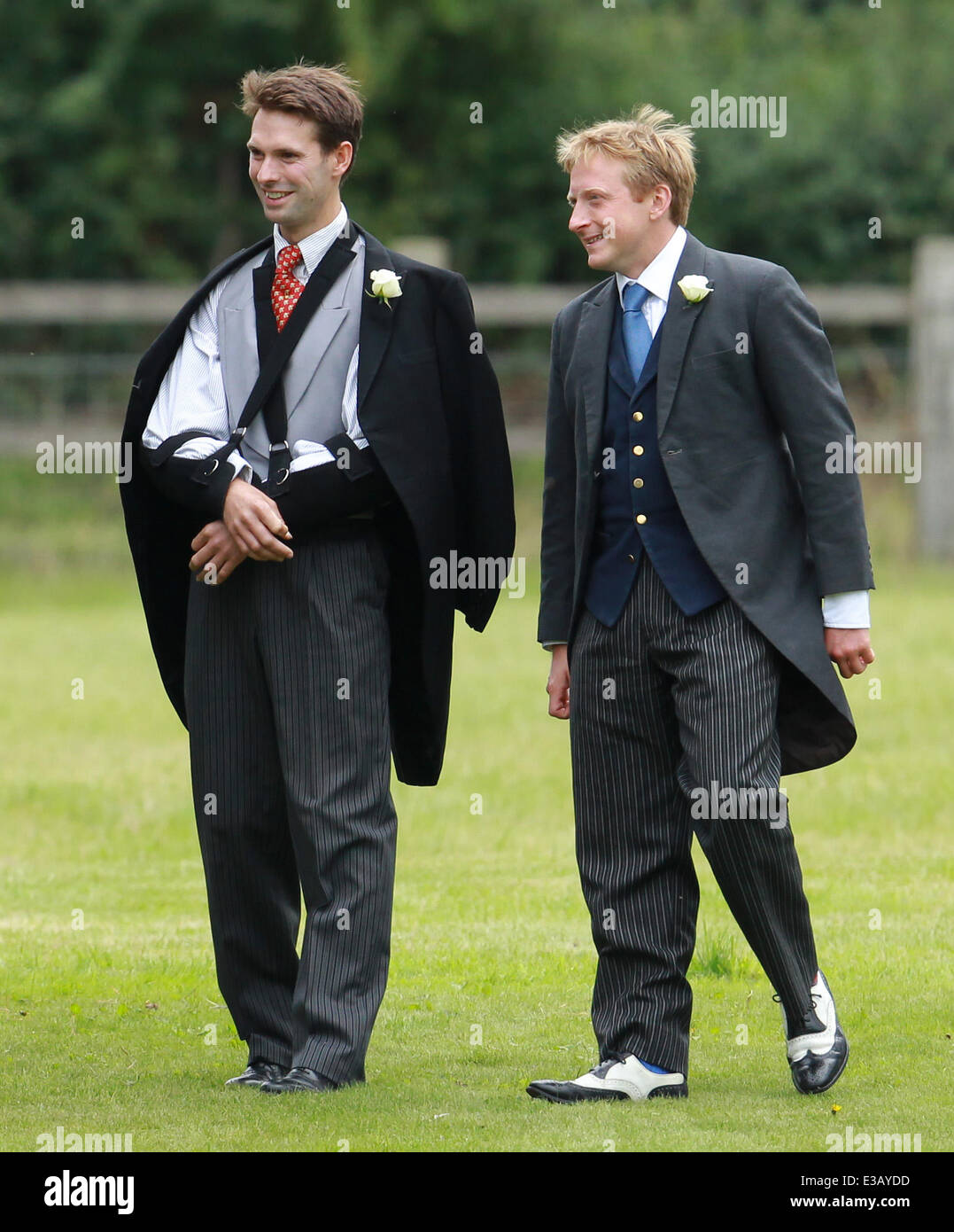 The Duke and Duchess of Cambridge attend the wedding of James Meade and ...