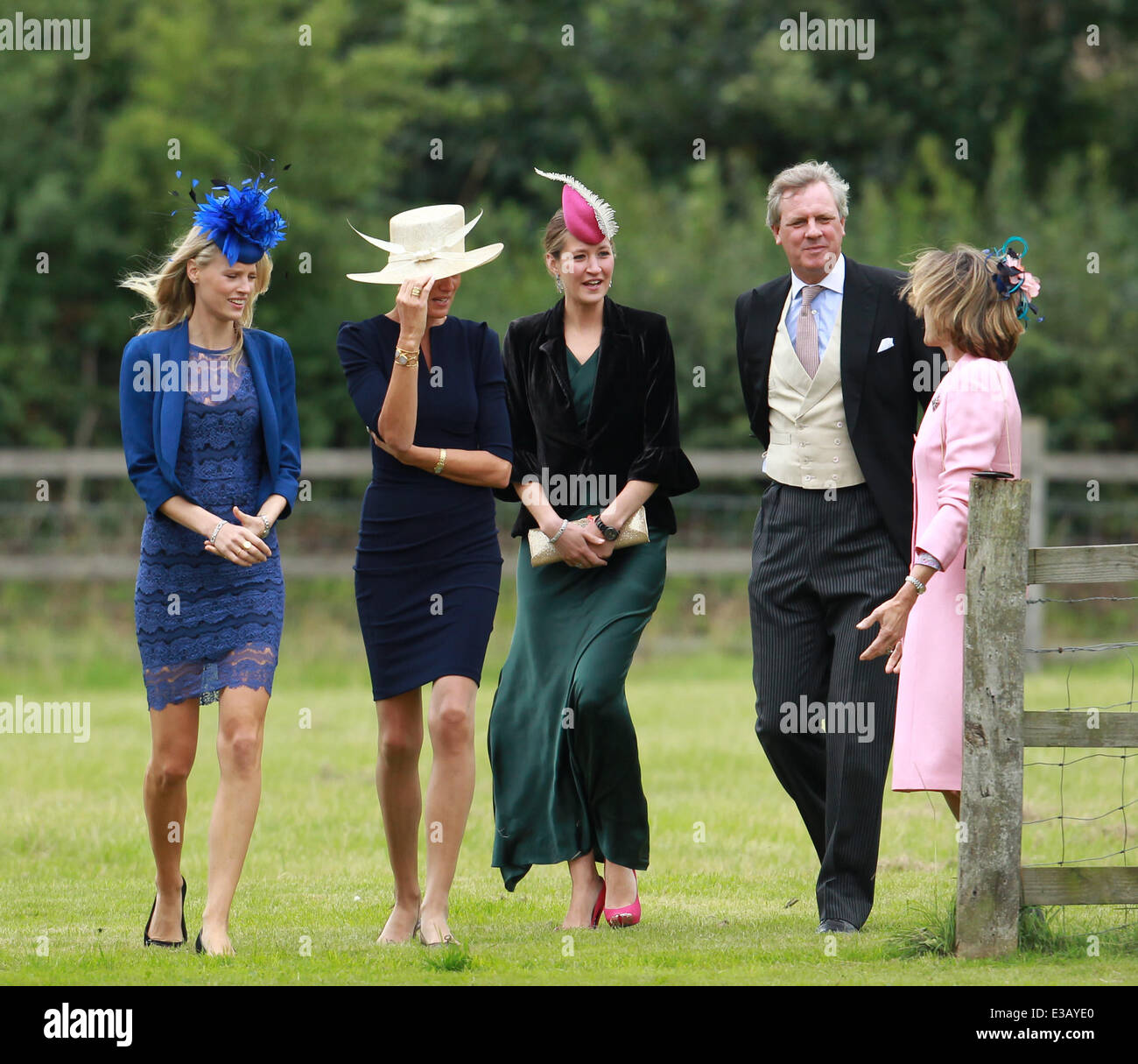 The Duke and Duchess of Cambridge attend the wedding of James Meade and ...