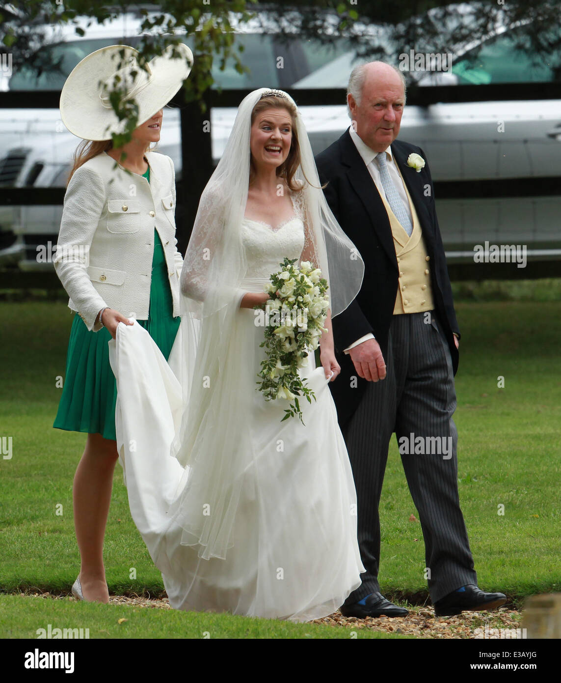 The Duke and Duchess of Cambridge attend the wedding of James Meade and ...
