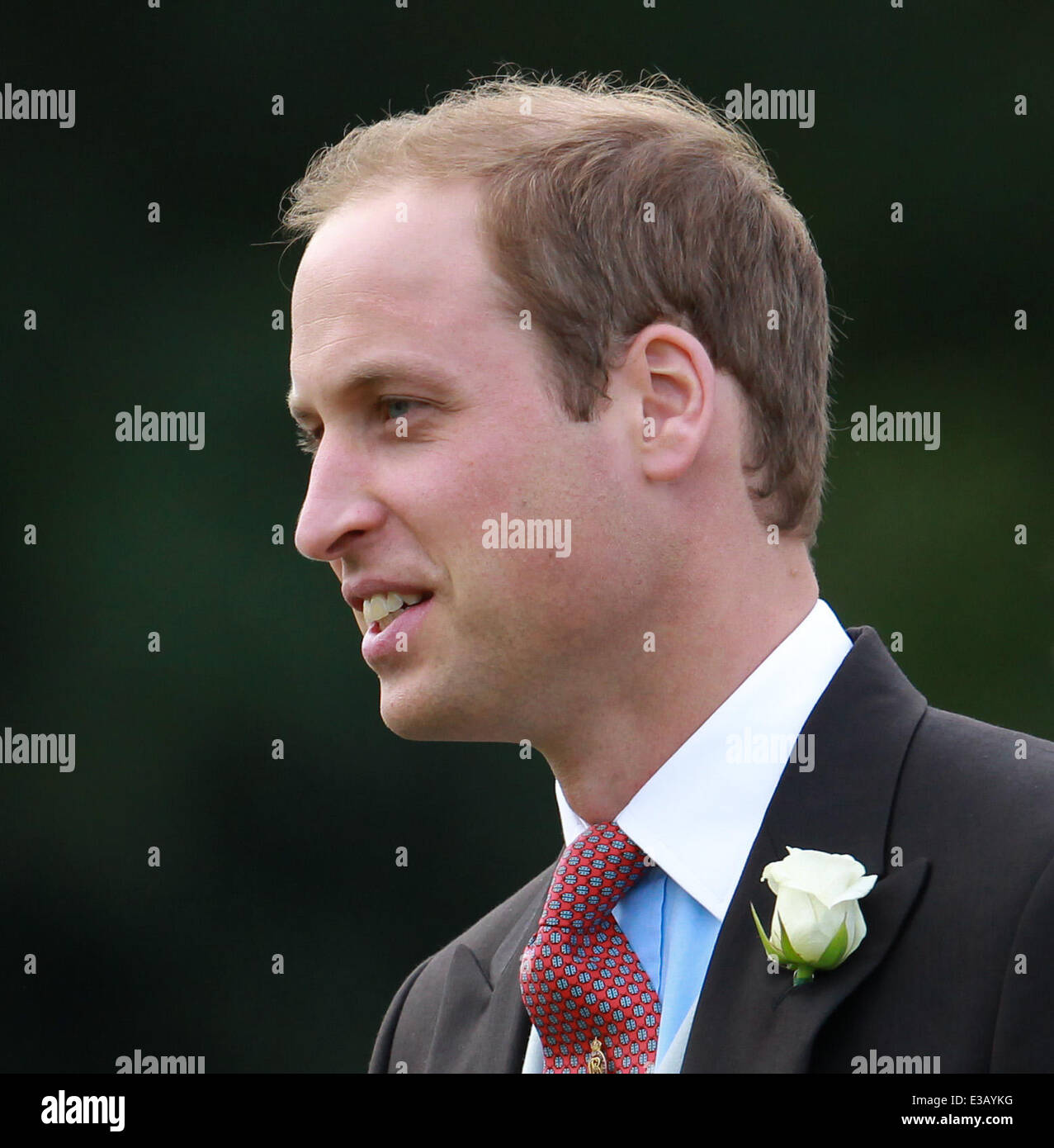 The Duke and Duchess of Cambridge attend the wedding of James Meade and ...