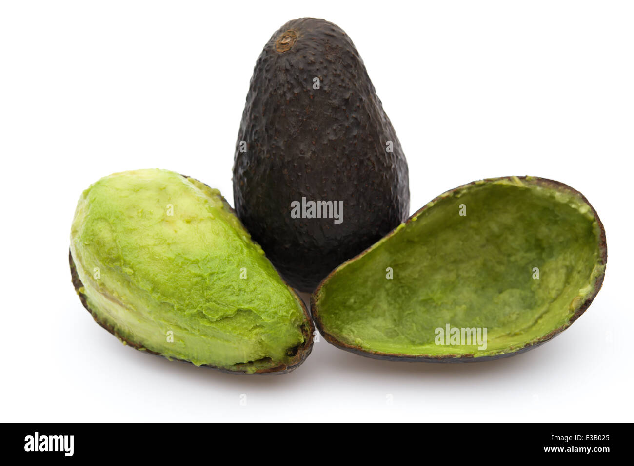 Fresh avocado sliced Cut Out Stock Images & Pictures - Alamy