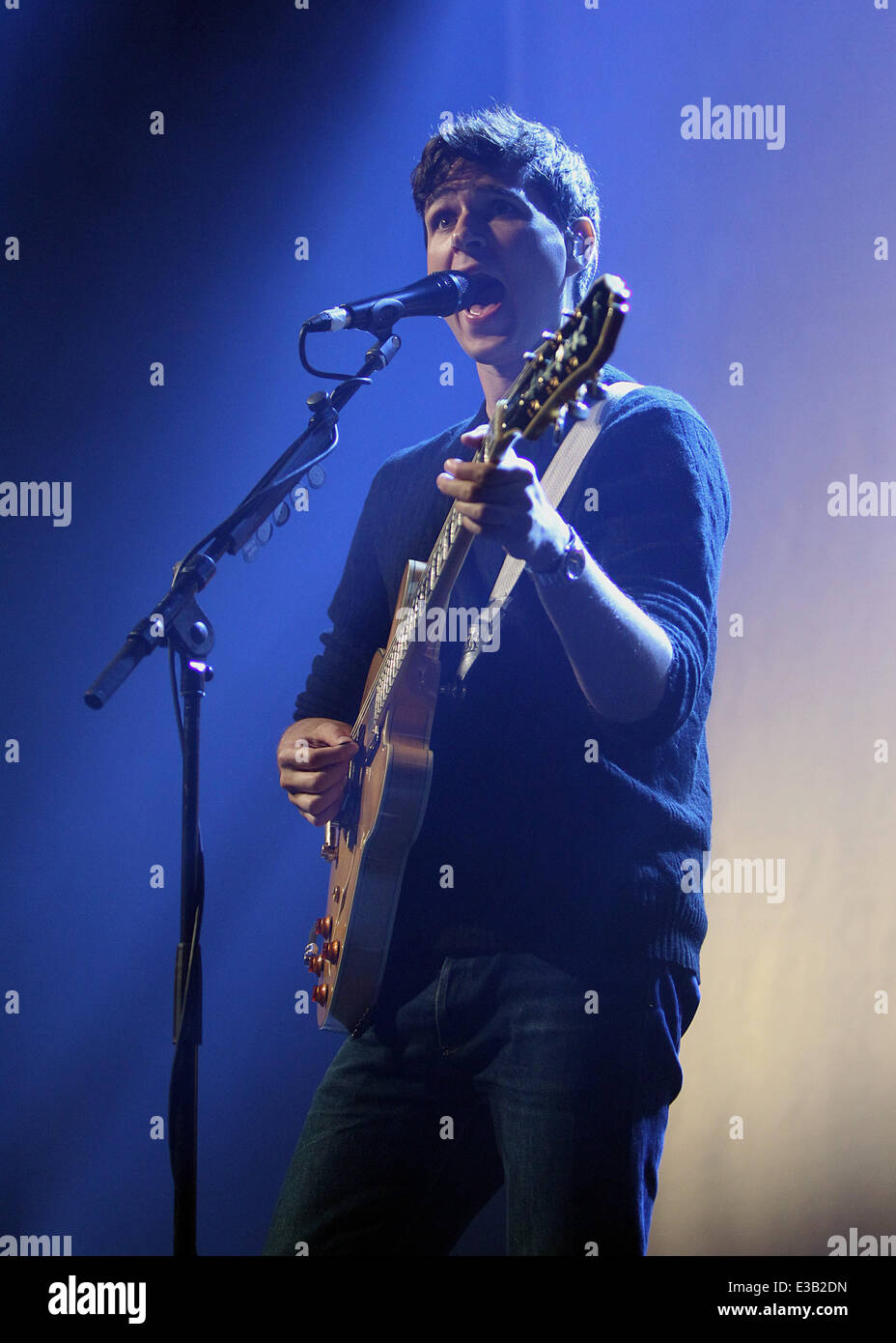 Vampire Weekend performing live on stage at the iTunes Festival at the ...