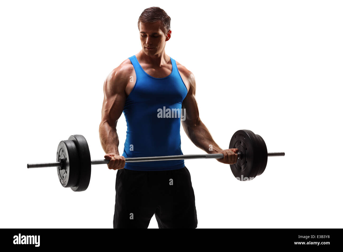 Male bodybuilder posing hi-res stock photography and images - Alamy