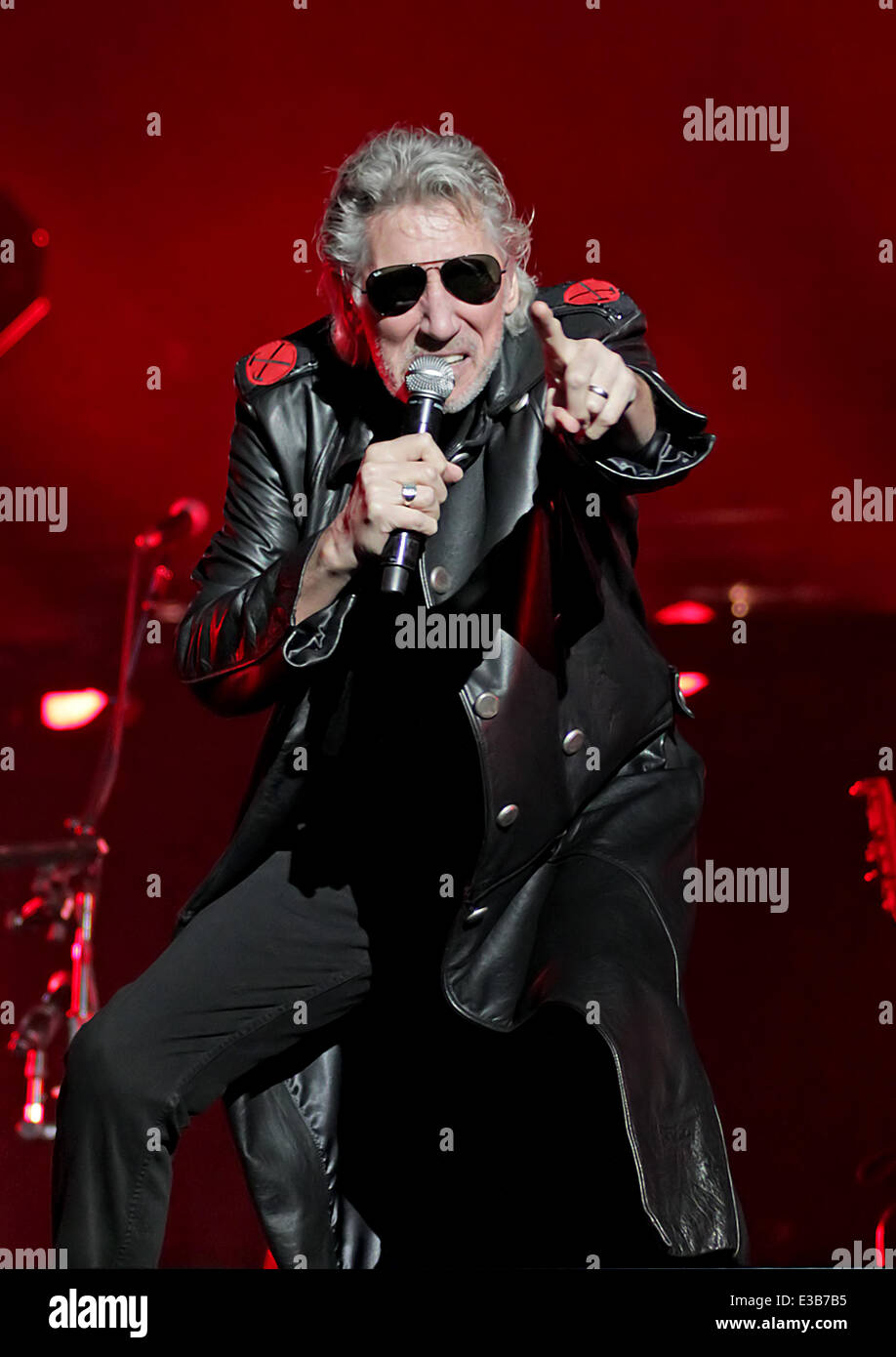 Roger Waters performing live in concert 'The Wall' at Manchester Arena ...