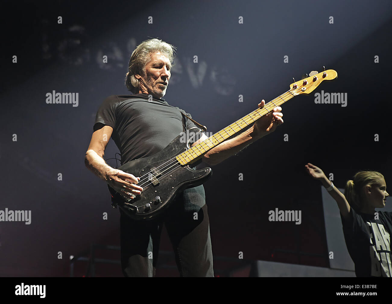 Roger Waters performing live in concert 'The Wall' at Manchester Arena ...