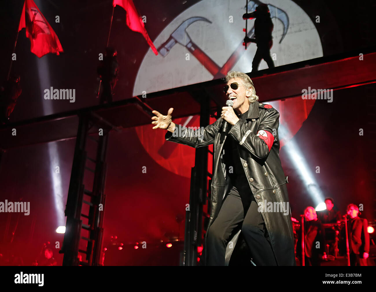 Roger Waters performing live in concert 'The Wall' at Manchester Arena ...