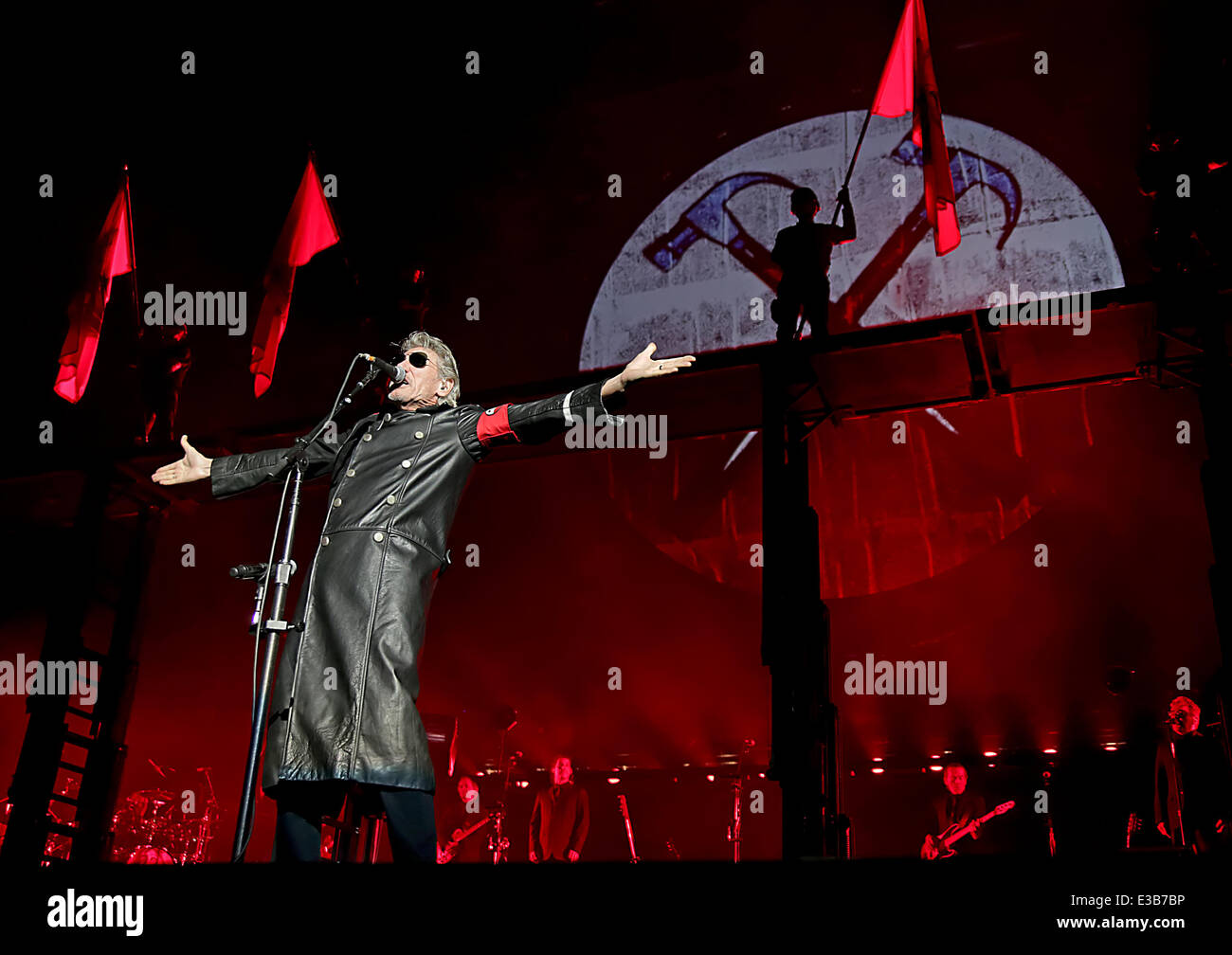 Roger Waters performing live in concert 'The Wall' at Manchester Arena ...