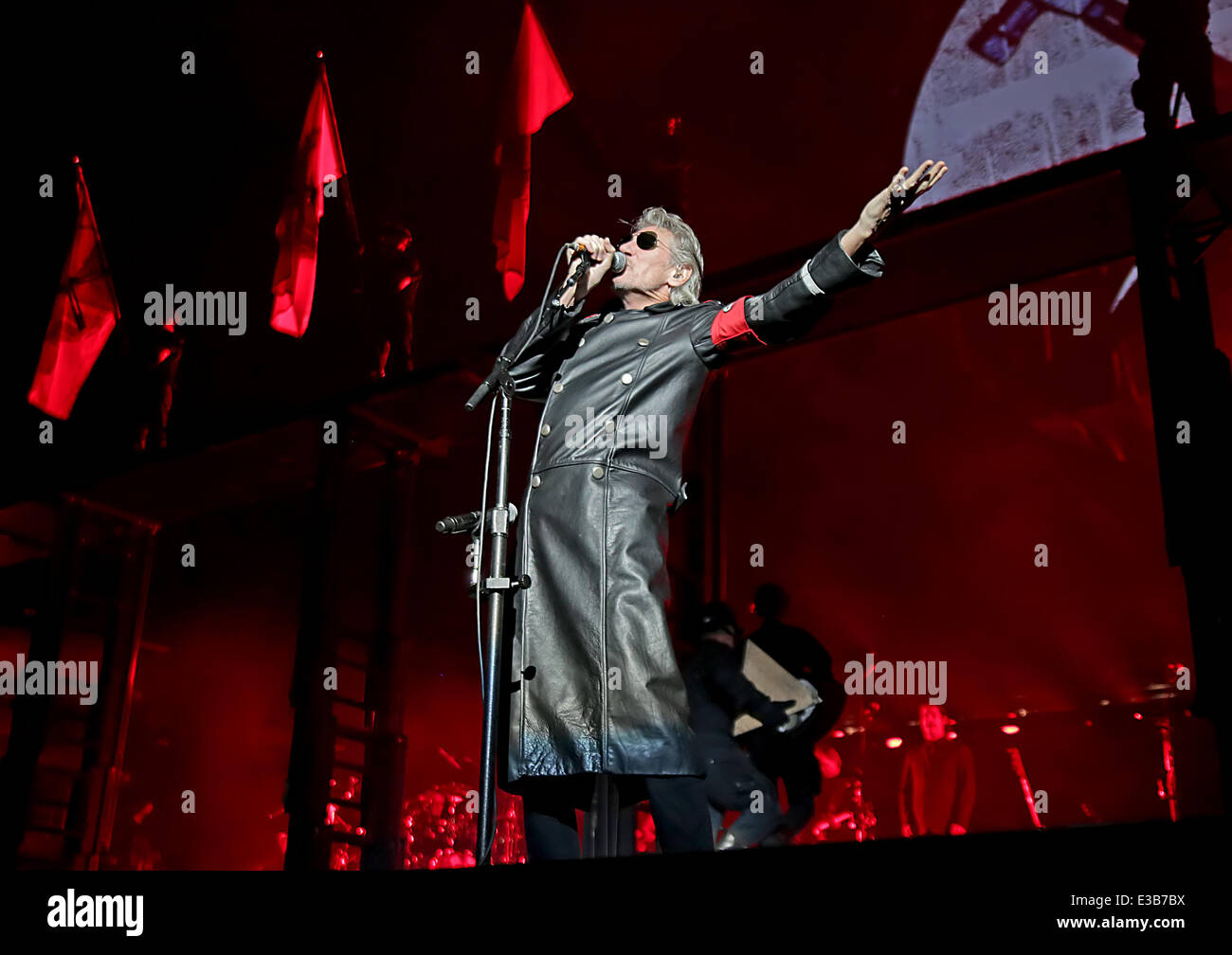 Roger Waters performing live in concert 'The Wall' at Manchester Arena ...